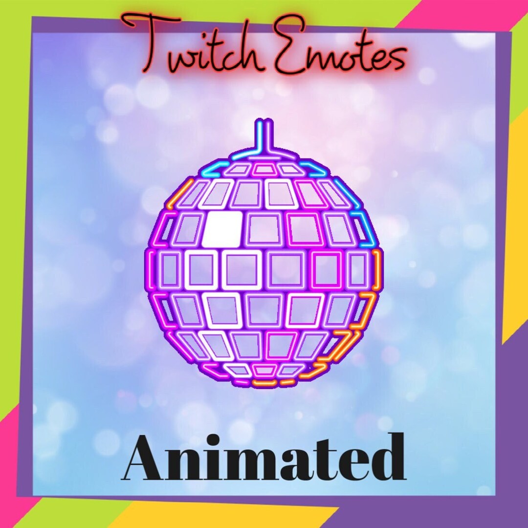 Disco Ball Animated Emotes, Twitch Emotes, Cute Emotes, Discord Emotes ...