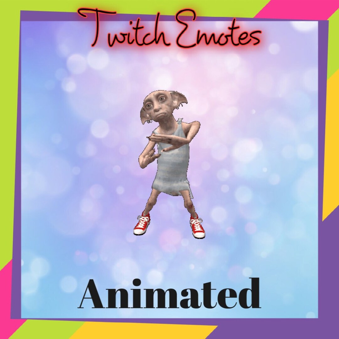 Harry P bailando dobby 1 emotes animados, emotes de contracción, emotes ...