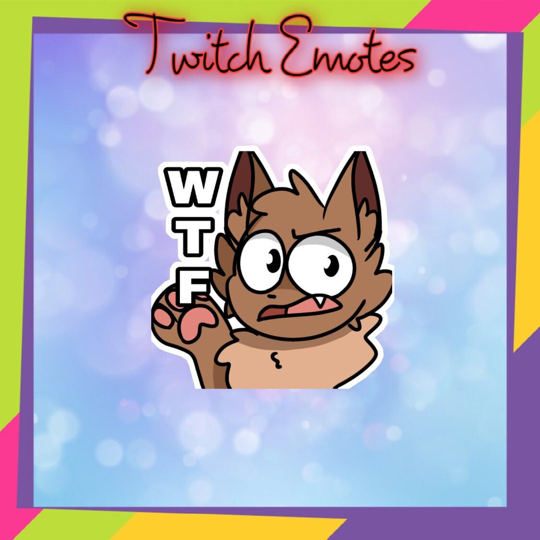 Wtf Werewolf Emotes Twitch Emotes Cute Emotes Discord - Etsy Canada