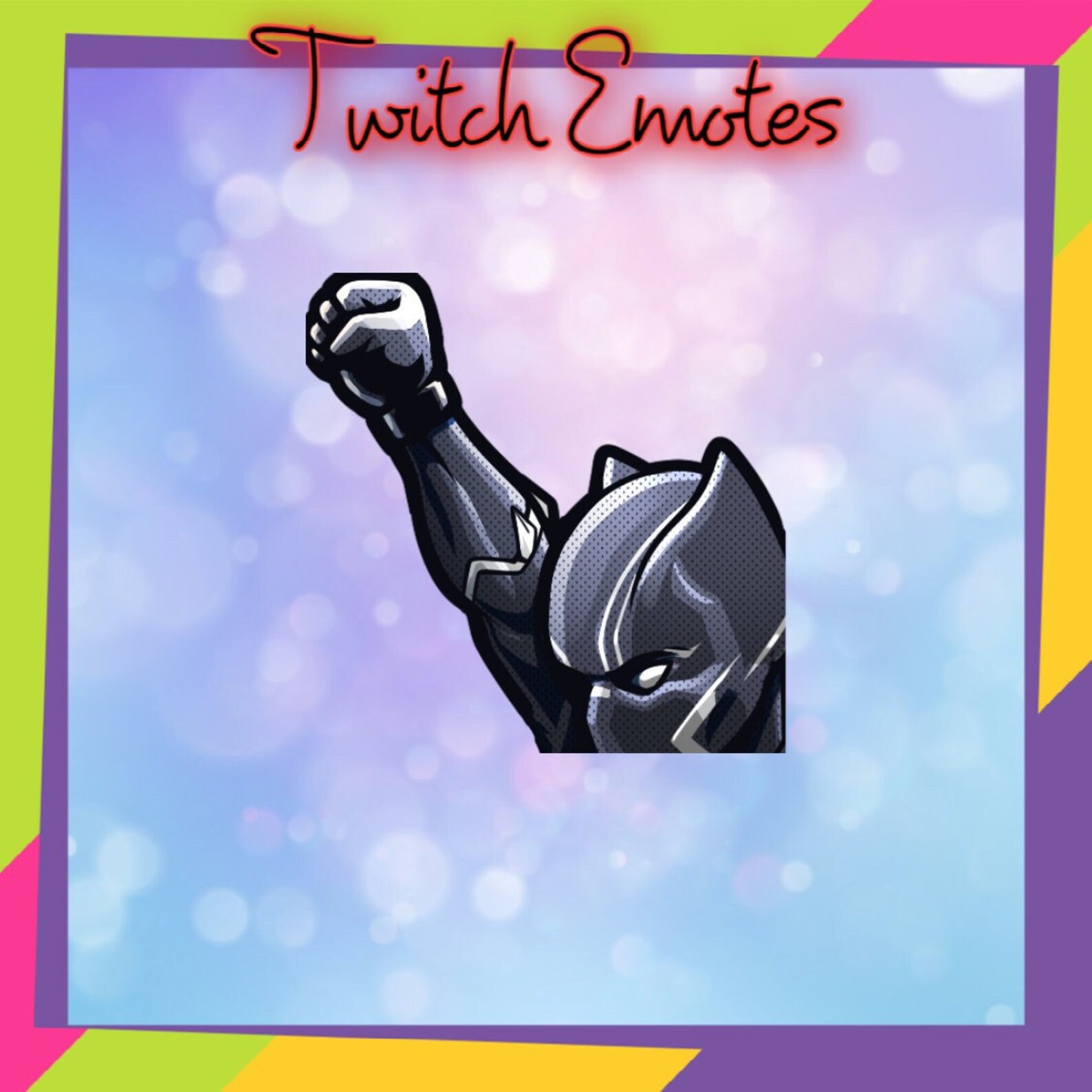 Panther Air Punch Emote, Twitch Emotes, Cool Emotes, Discord Emotes ...