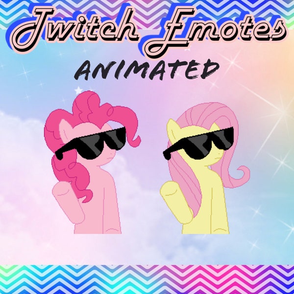Pony Twitch Emotes - Etsy