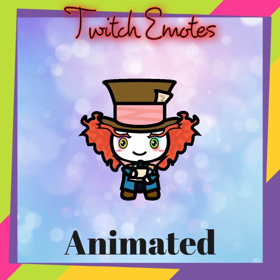 Animated Mad Hatter Emotes, Twitch Emotes, Cute Emotes, Discord Emotes ...