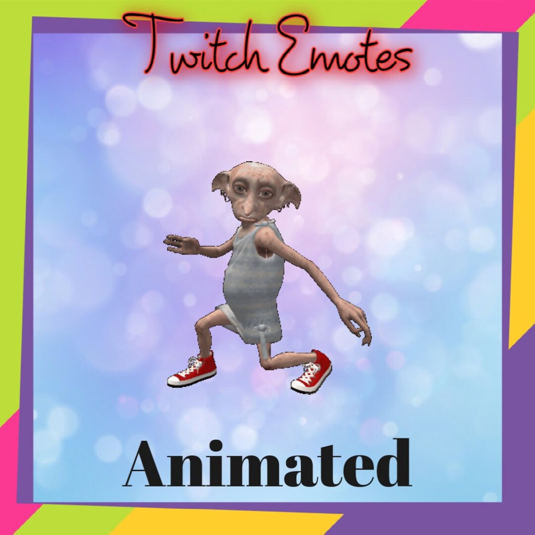 Harry P Dobby Dancing 2 Animated Emotes, Twitch Emotes, Cute Emotes ...