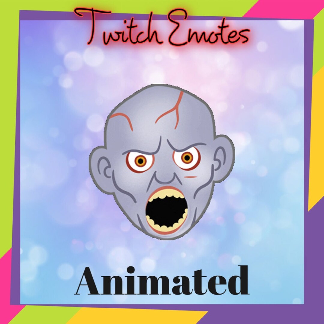 Angry Zombie Animated Emotes, Twitch Emotes, Cute Emotes, Discord ...