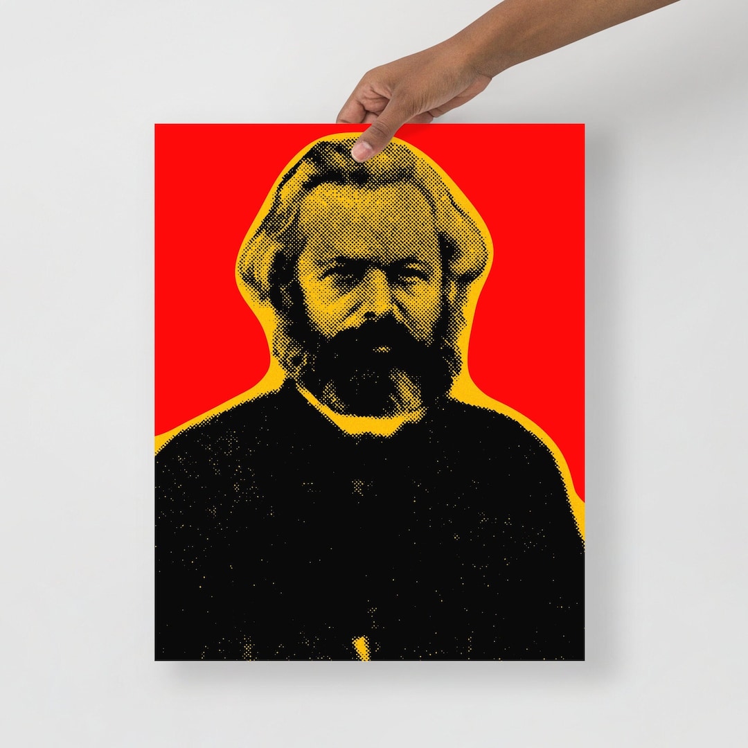 Karl Marx Poster Philosopher Fine Art Print - Etsy
