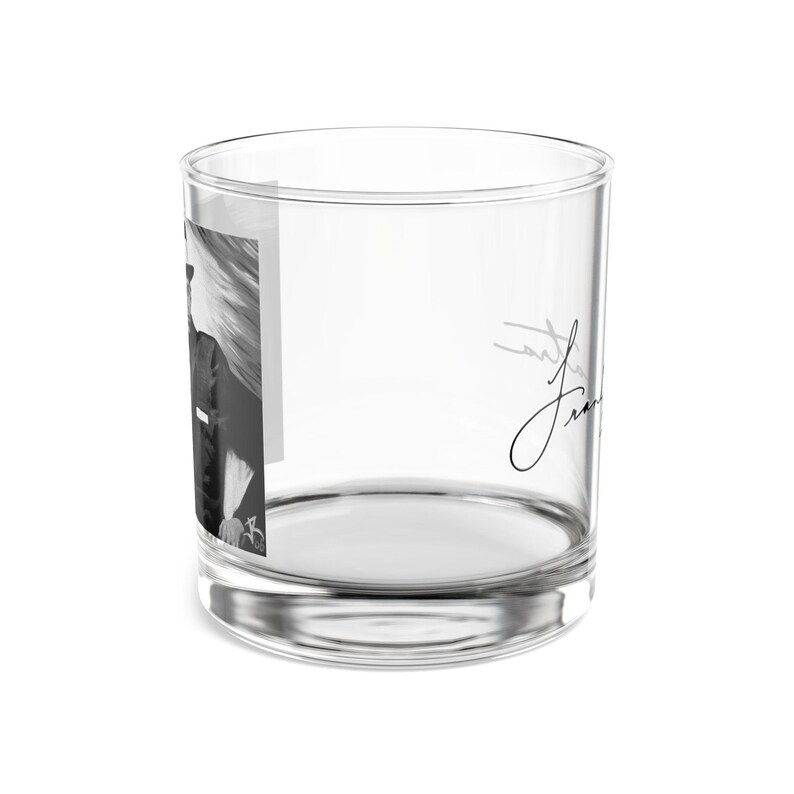 Frank Sinatra Painting With Signature Vintage Inspired Rocks Glass ...