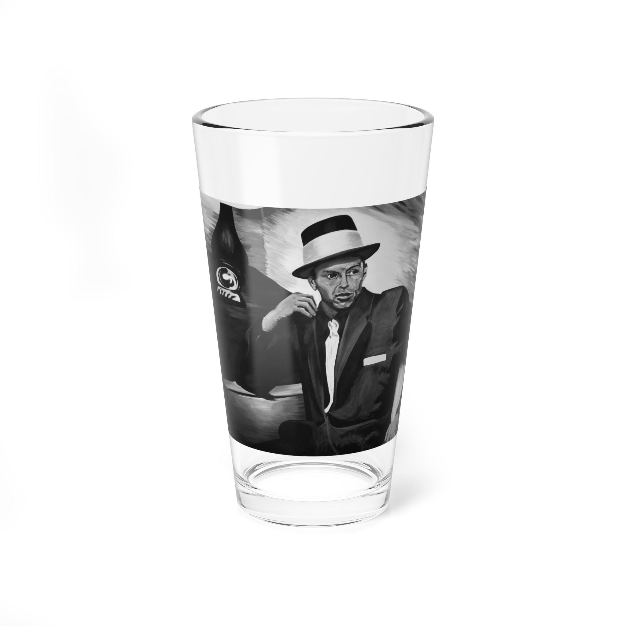 Frank Sinatra Painting With Signature Vintage Inspired Mixing Glass ...