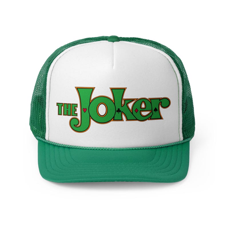 The Joker Logo Trucker Caps - Multiple Color Options - Etsy
