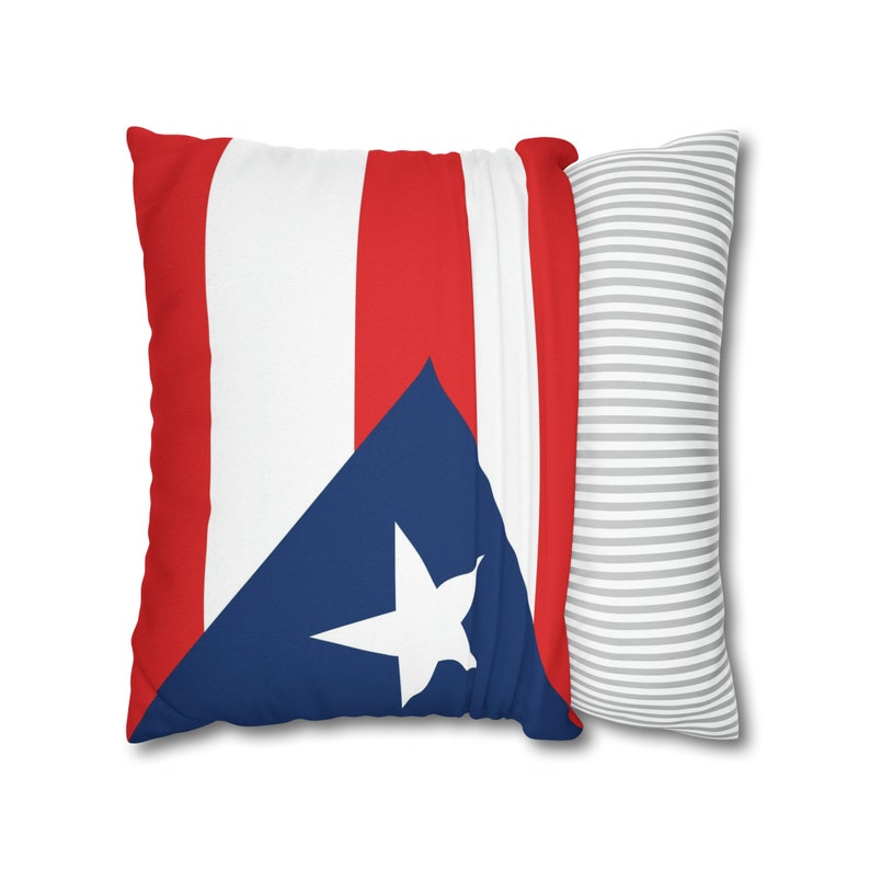 Puerto Rico Pueblos Names Flag Front & Puerto Rico Flag Back Spun ...