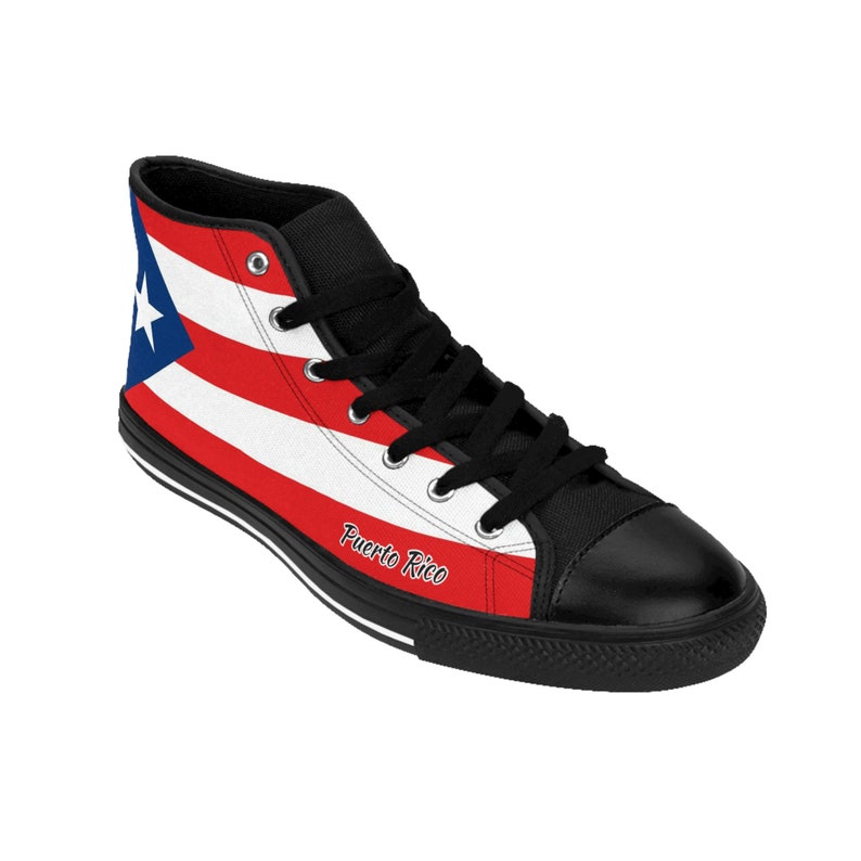 Puerto Rico Flag Men's Classic Sneakers - Etsy