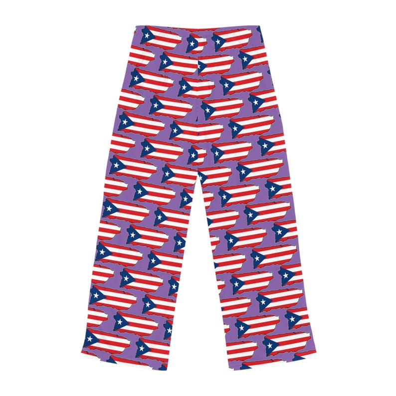 Puerto Rico Country Shape Flag Women's Pajama Pants (AOP) - Multiple ...