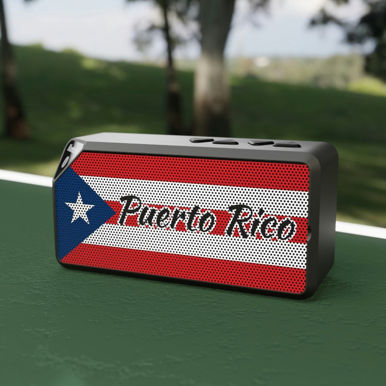 Puerto Rico Flag With Letters Jabba Music Bluetooth Speaker - Etsy