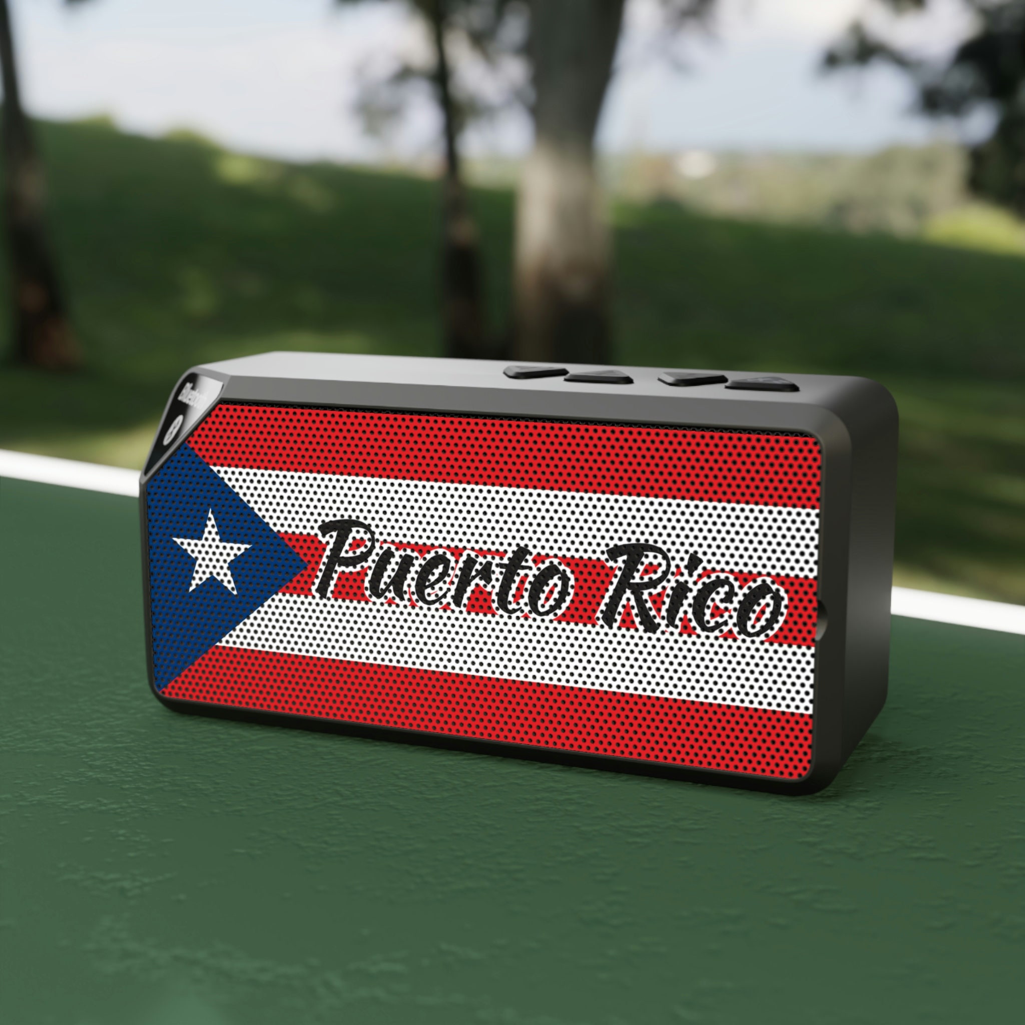 Puerto Rico Flag With Letters Jabba Music Bluetooth Speaker - Etsy