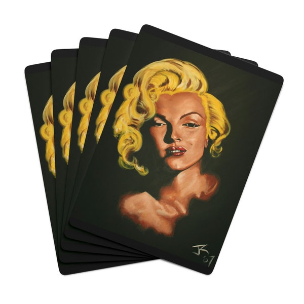 Marilyn Monroe Playing Card - Etsy