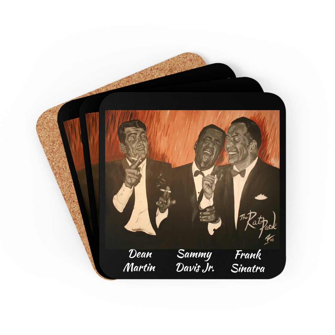 The Rat Pack, Dean Martin, Sammy Davis Jr., Frank Sinatra Whiskey ...