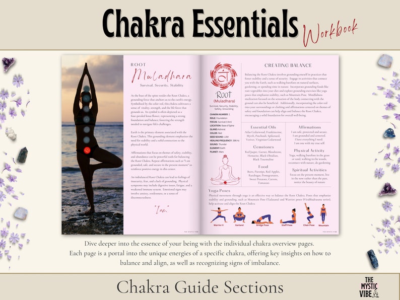 Chakra Guide and Workbook, Chakra Essentials: A Beginner's Guide to the ...