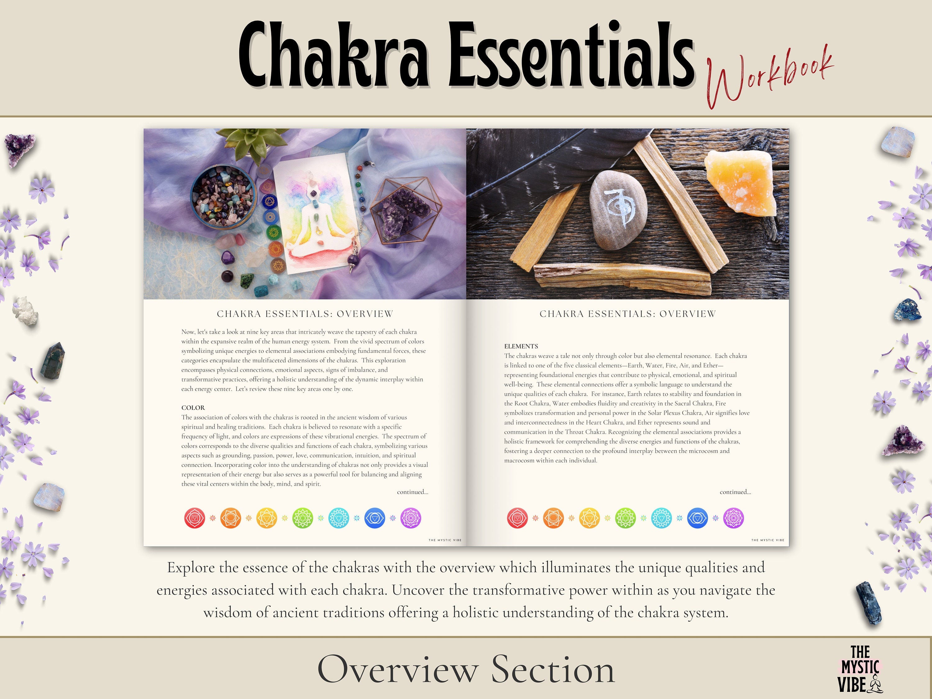 Chakra Guide and Workbook, Chakra Essentials: A Beginner's Guide to the ...
