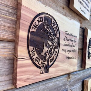 Face of Jesus on the Cross Wooden Engraving With That at the Name of ...