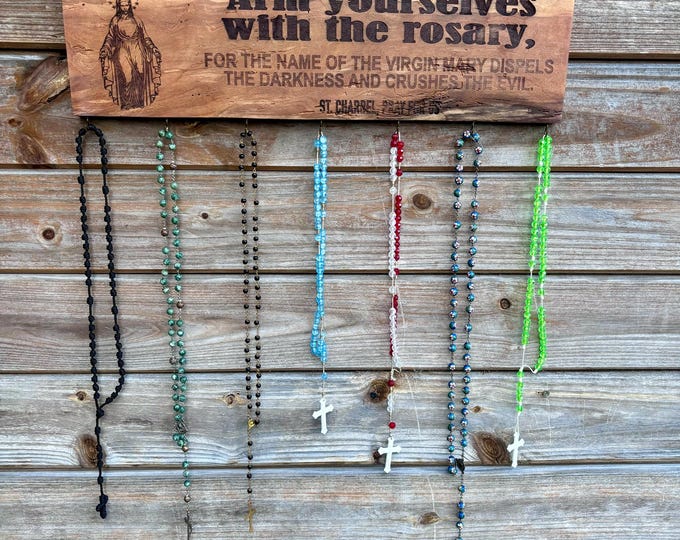 Rosary Board (arm Yourself Withthe Rosary) - Etsy