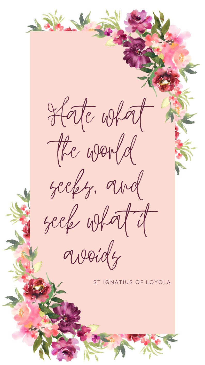 Catholic Saint Quote Art - Etsy