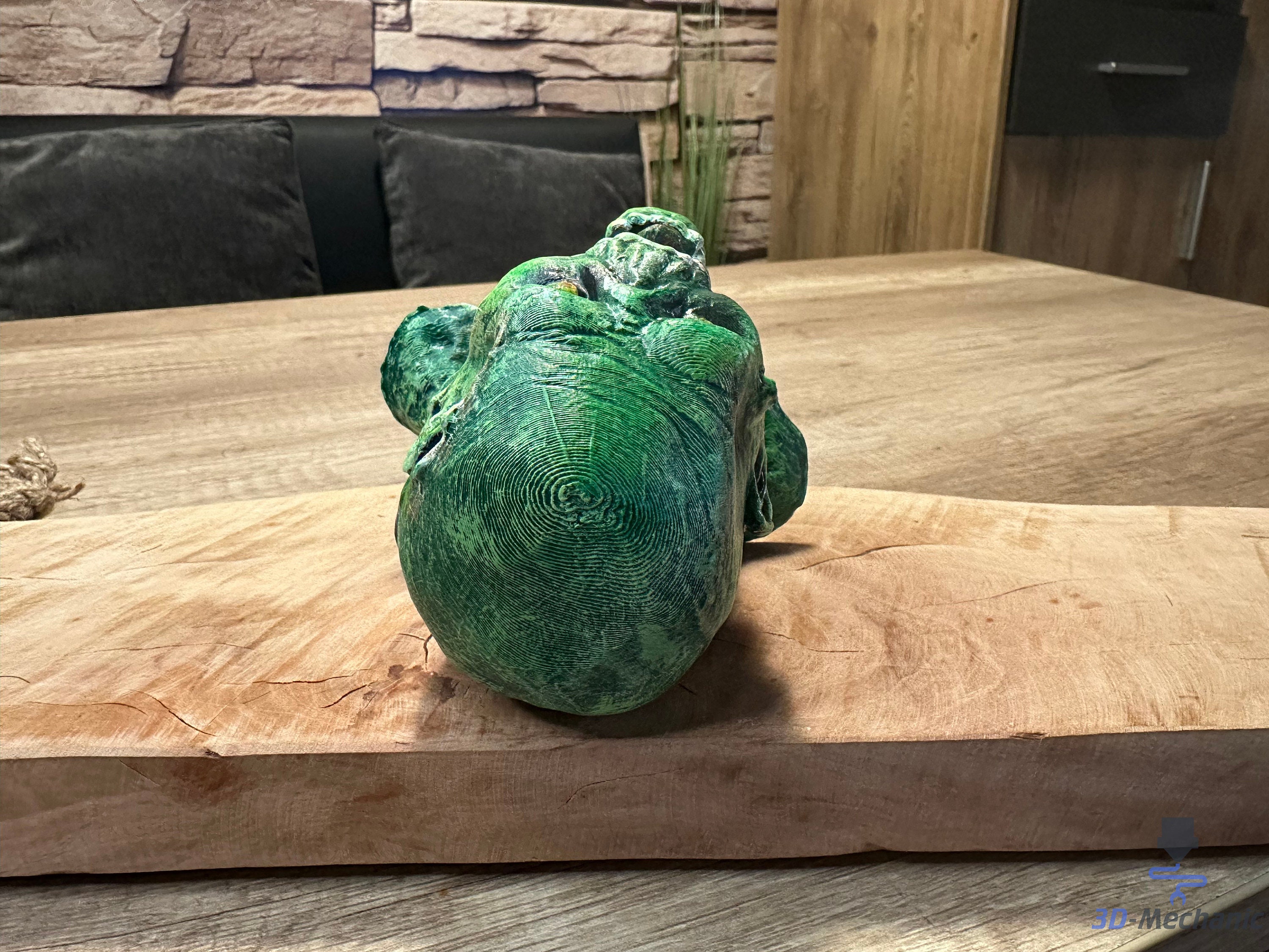 Zombie Mutant Bust 3D Printed 3D Printed Mutant Zombie Bust - Etsy ...