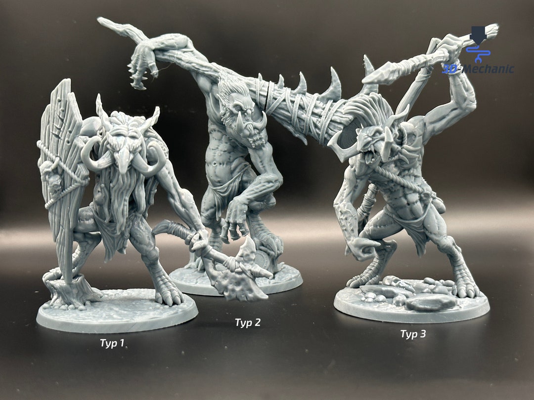 Rock & Trolls 3 Heroes | Artisan Guild | Miniature | Dnd Mini ...