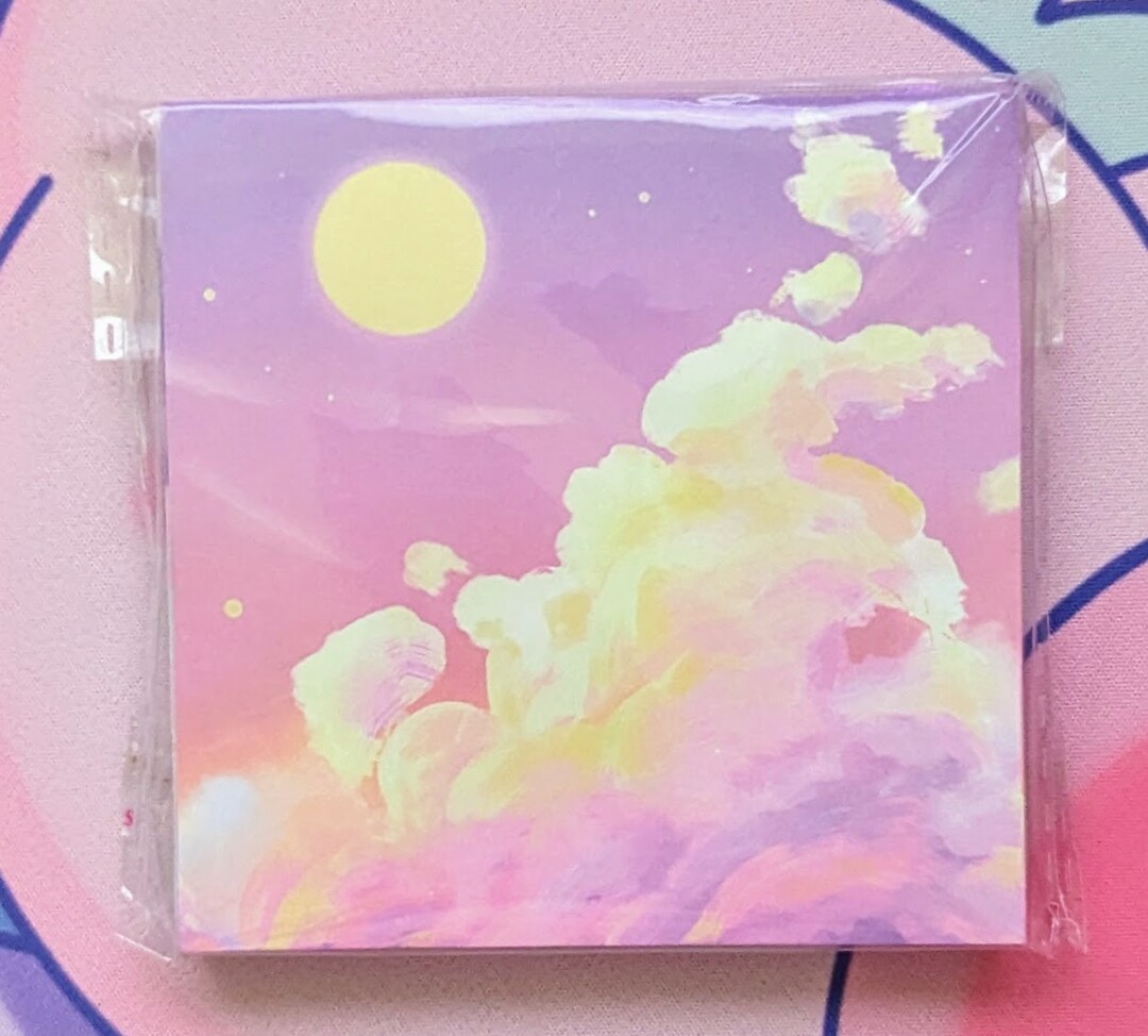 Kawaii Sky Sticky Notes (3 Pack) - Etsy