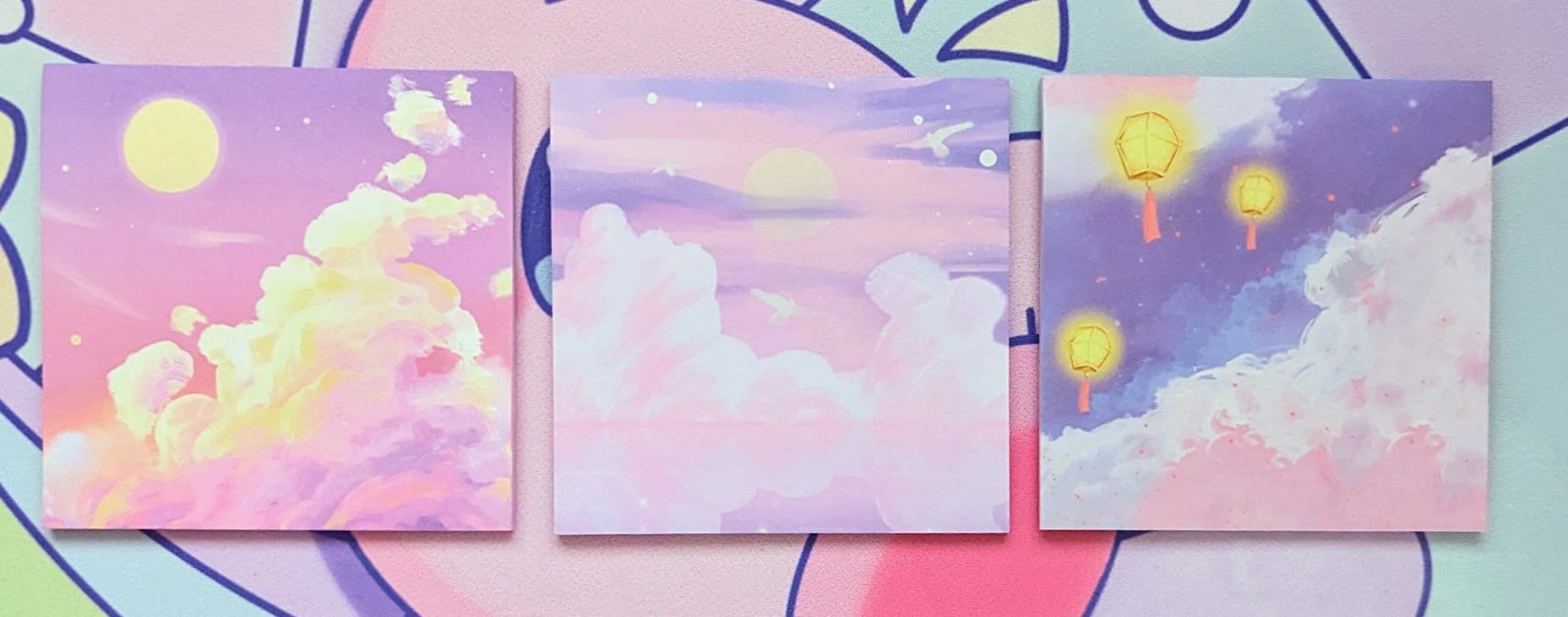 Kawaii Sky Sticky Notes 3 Pack - Etsy