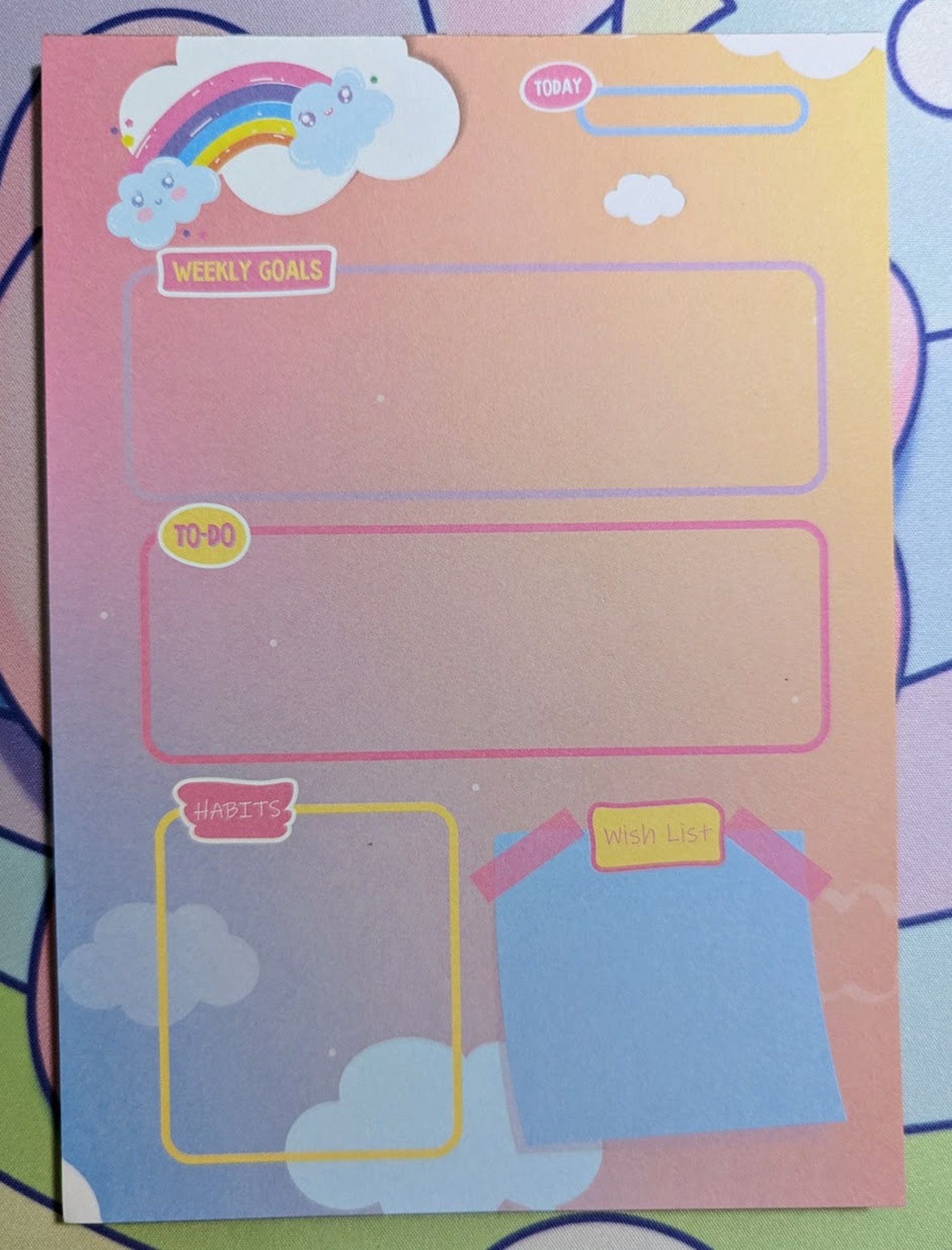 Rainbow Majic Journal Pad - Etsy