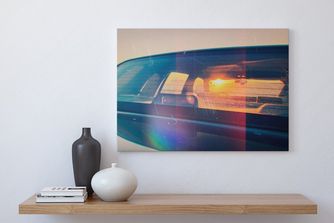 Vintage Car Color Photography, Downtown Los Angeles, Scenic,instant ...