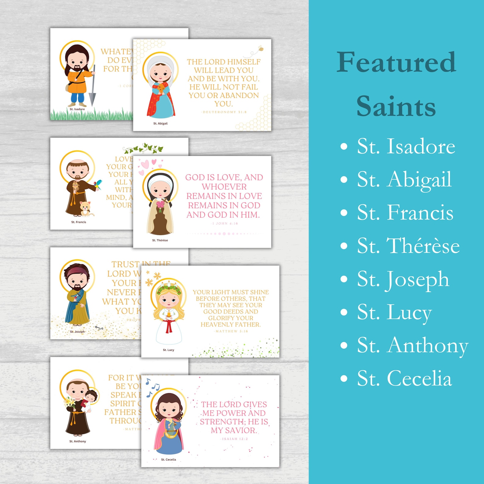 Catholic Saint Valentine's Day Cards, Christian Valentines (physical ...