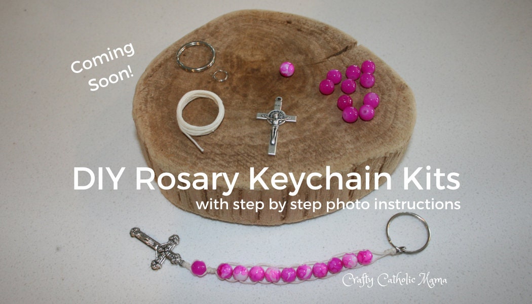 Catholic Rosary Keychain Sacrifice Beads Keychain Rosary - Etsy
