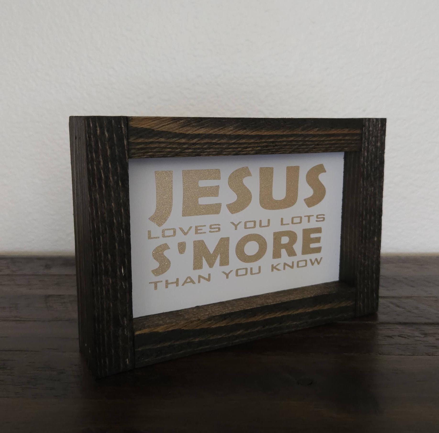 Jesus Loves You Sign | Religious Camping Sign | Catholic Kid ...