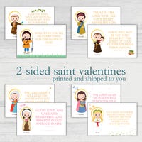 Catholic Saints Valentine's Day Coloring Pages Set 1: Printable Party ...