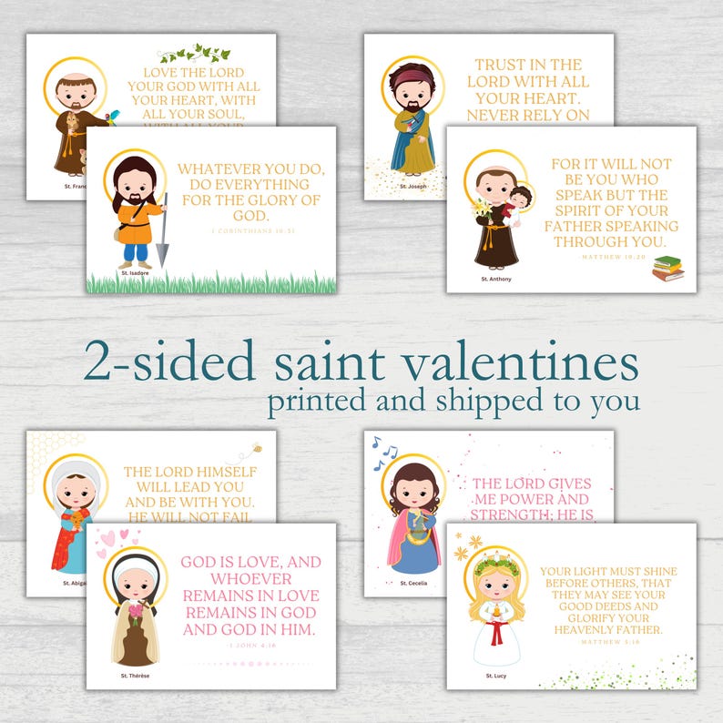 Catholic Saint Valentines; St. Valentine’s Day Cards; Catholic Teacher ...