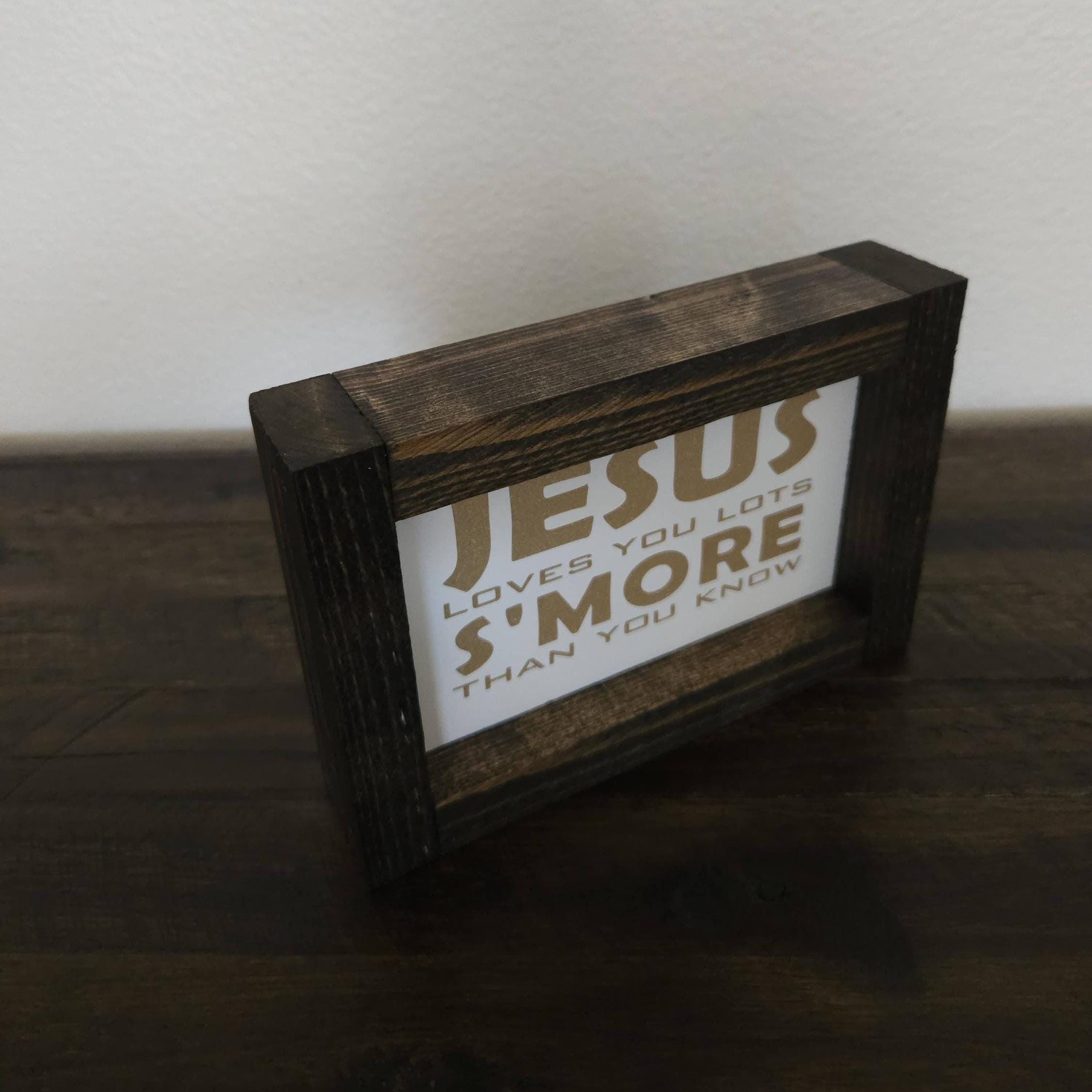 Jesus Loves You Sign | Religious Camping Sign | Catholic Kid ...