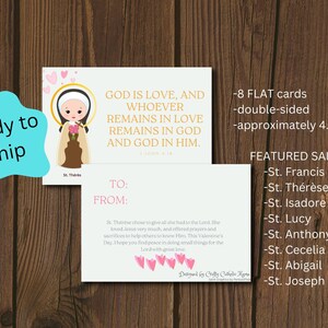 Catholic Saint Valentines St. Valentines Day Cards Catholic Teacher ...