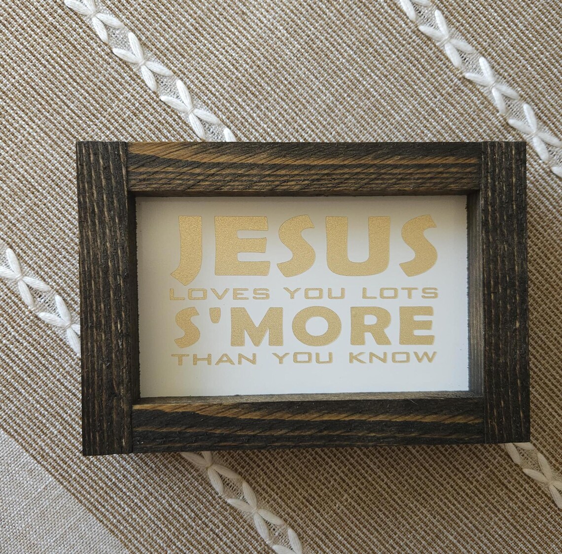 Jesus Loves You Sign | Religious Camping Sign | Catholic Kid ...