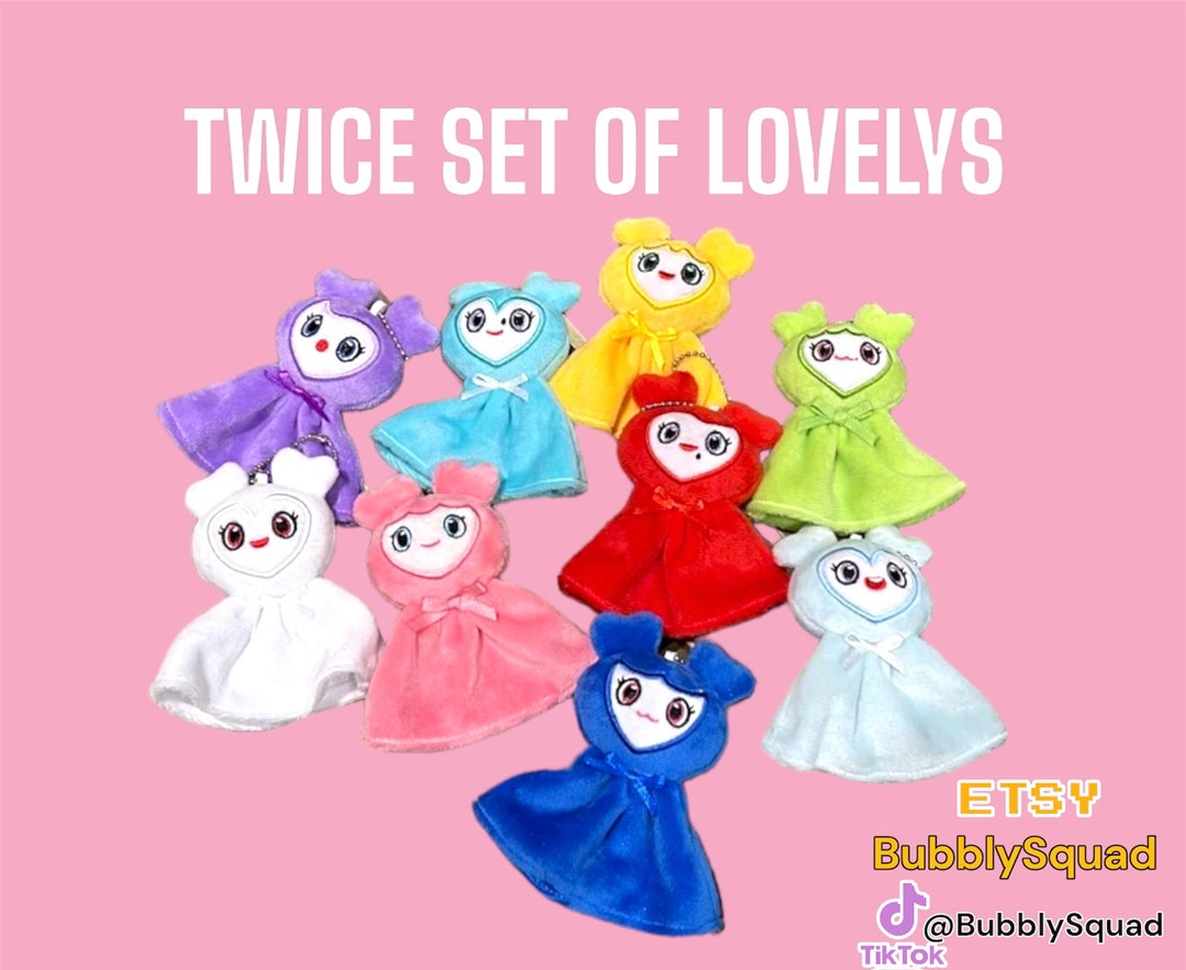 Twice Lovelys Plushies Kpop , Twice Merch, Gift for Once - Etsy