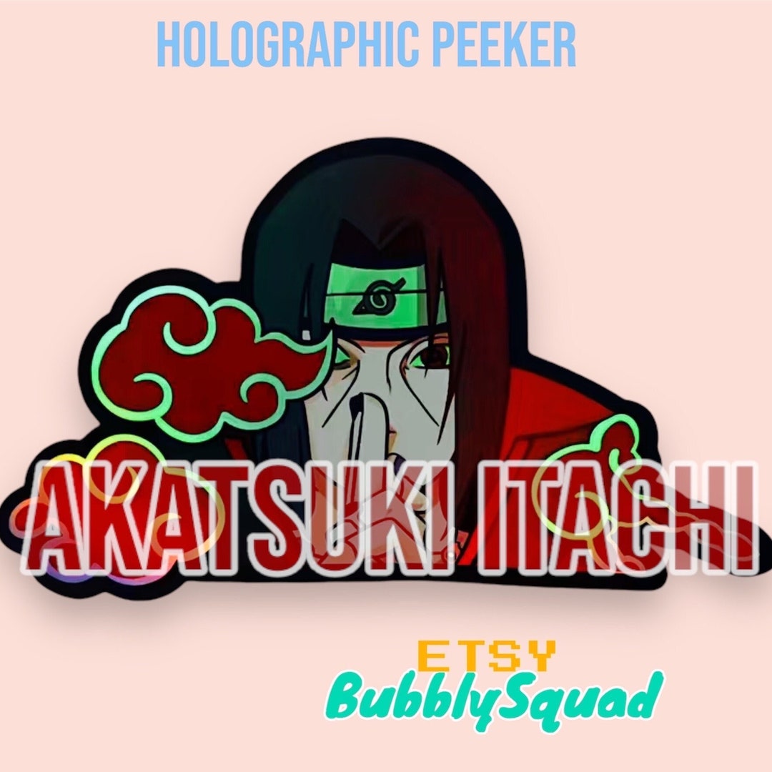 Itachi Peeker Anime Car Peeker Sasuke Peeker Itachi Anbu - Etsy