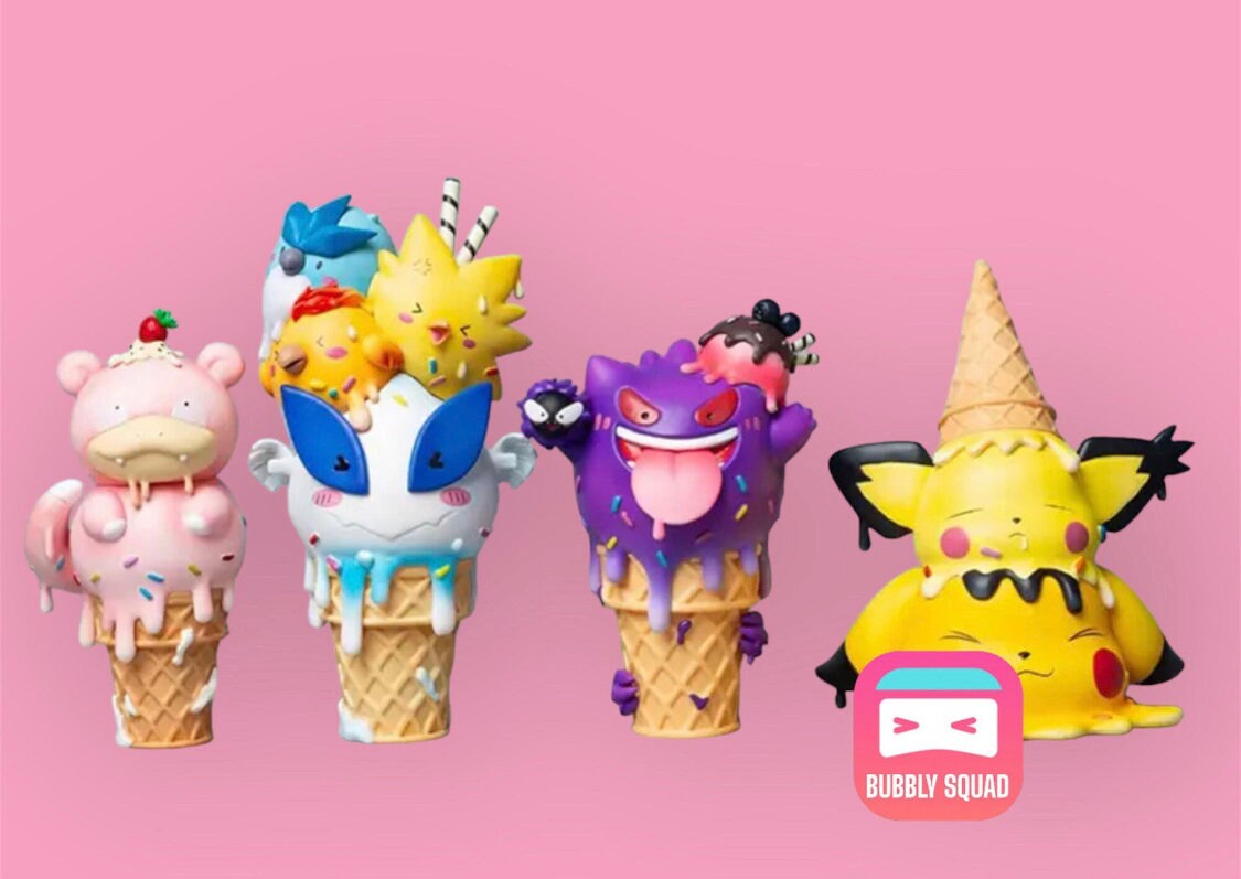 Pokecream Series Pokemon Figure - Etsy