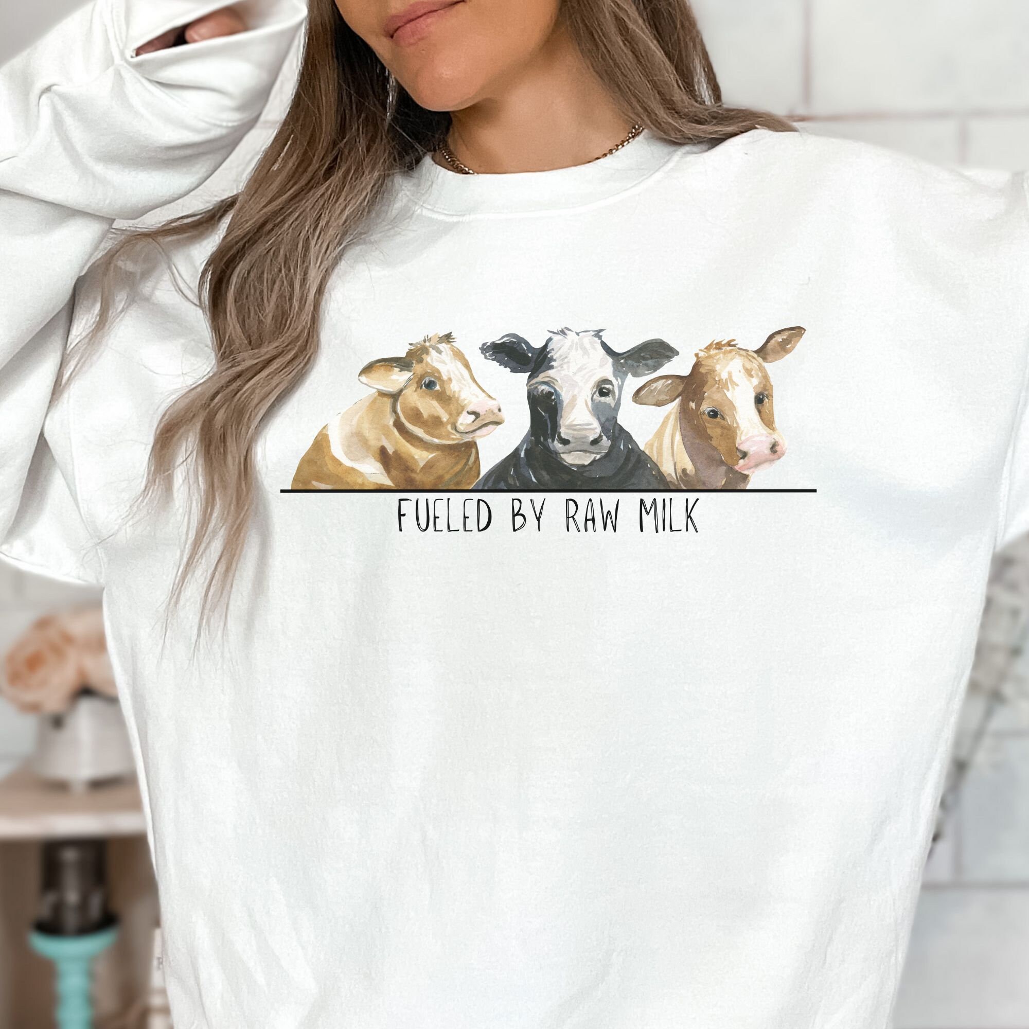 SUPER SOFT Cow Sweatshirt Cute Cow Shirt Homestead Shirt - Etsy