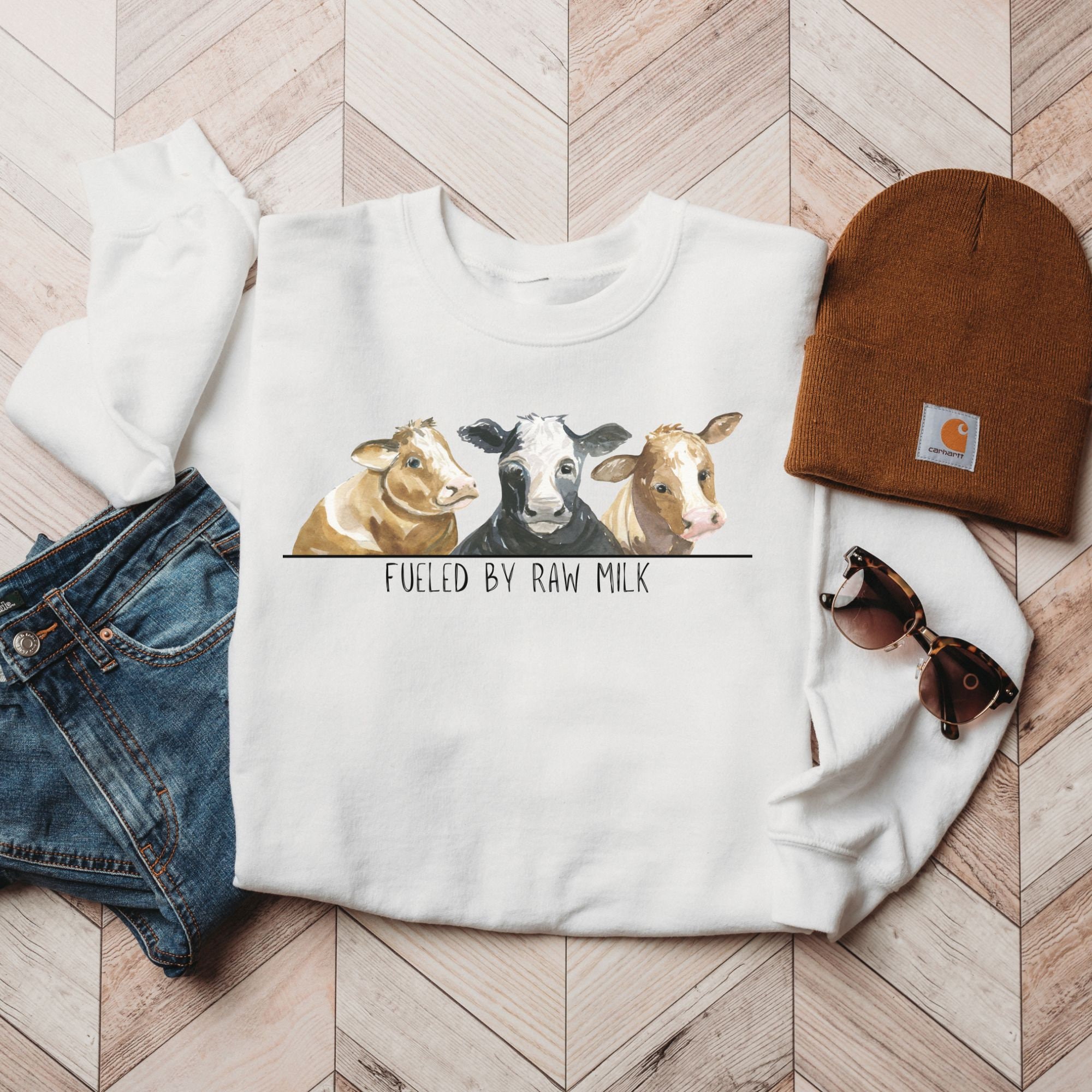 SUPER SOFT Cow Sweatshirt, Cute Cow Shirt, Homestead Shirt, Farm Shirt ...