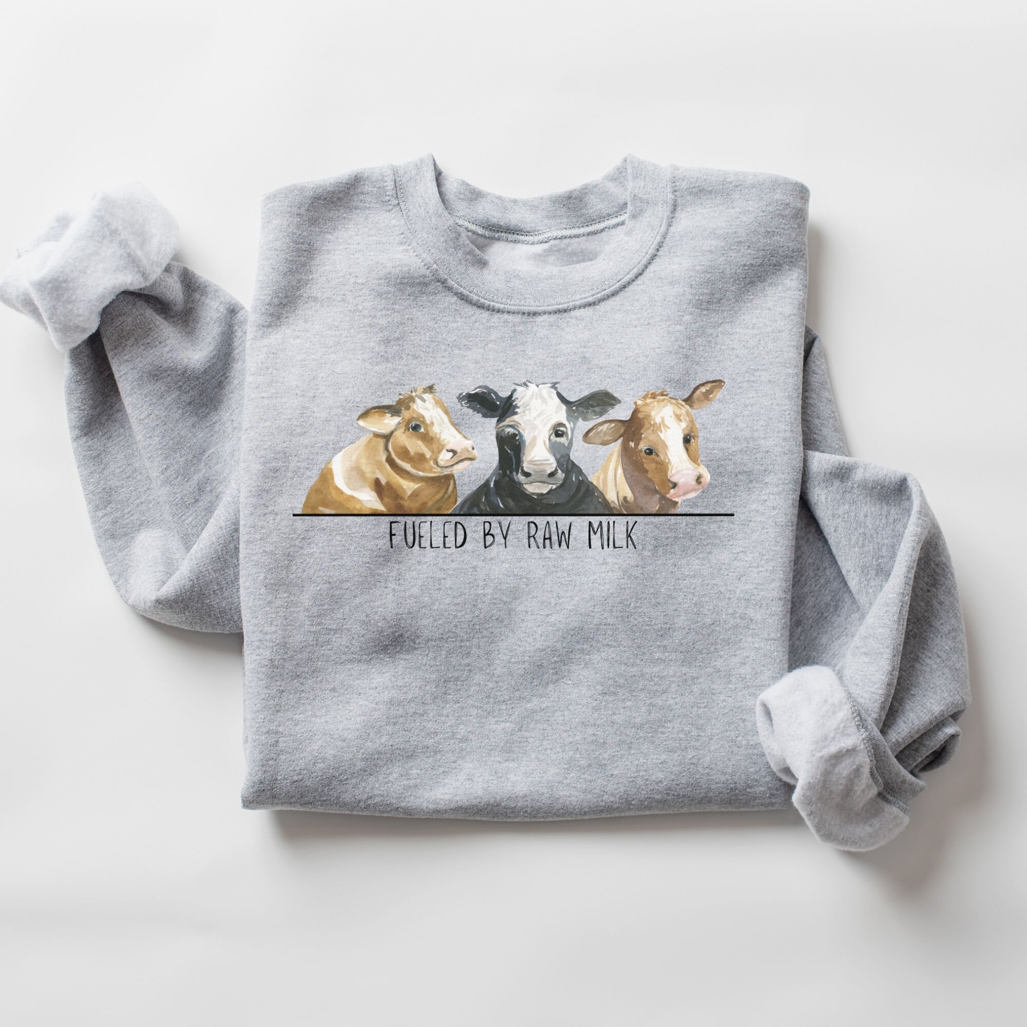 SUPER SOFT Cow Sweatshirt, Cute Cow Shirt, Homestead Shirt, Farm Shirt ...