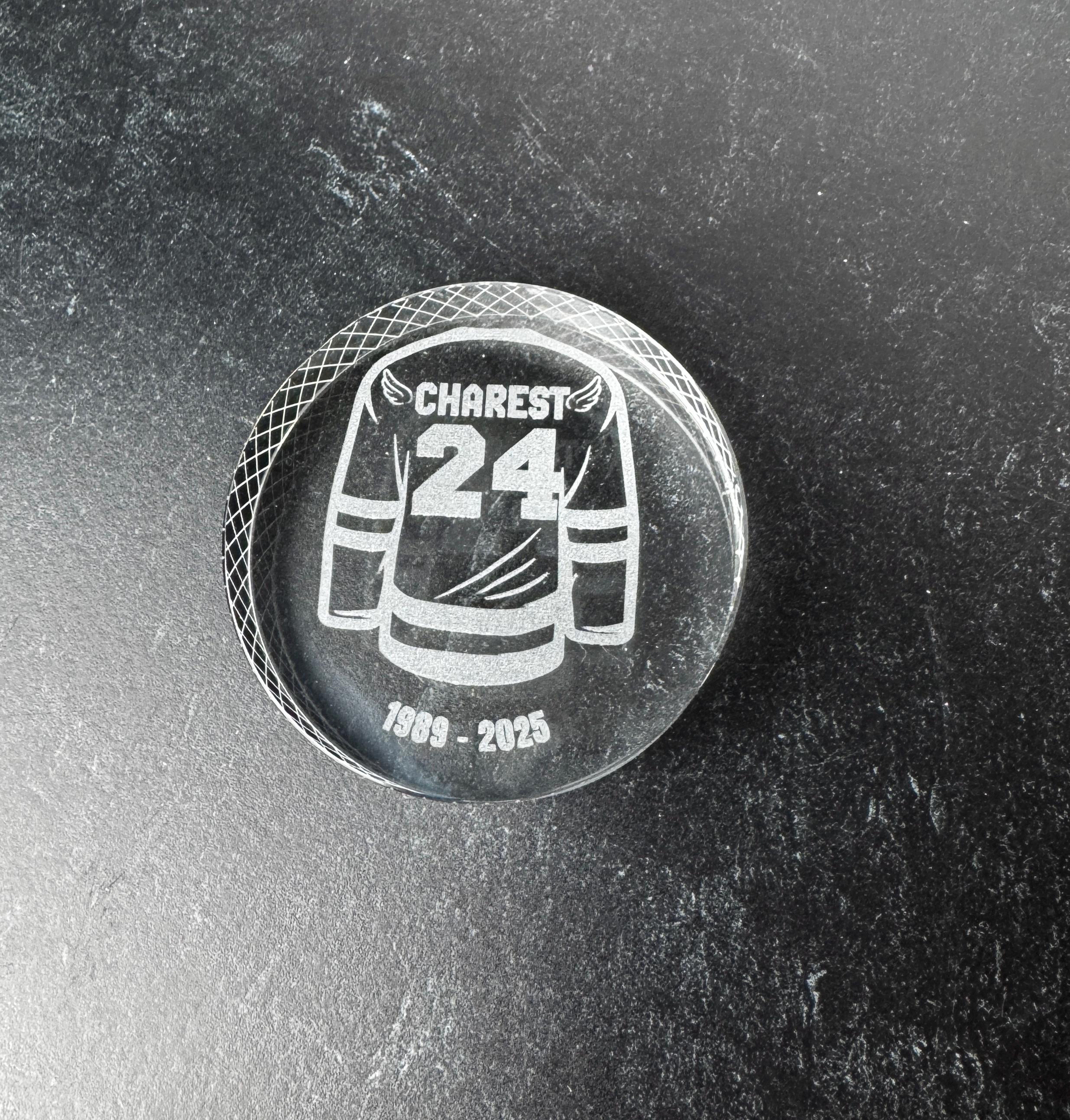 Custom Hockey Puck Award, Personalized Glass Hockey Puck, Groomsman ...