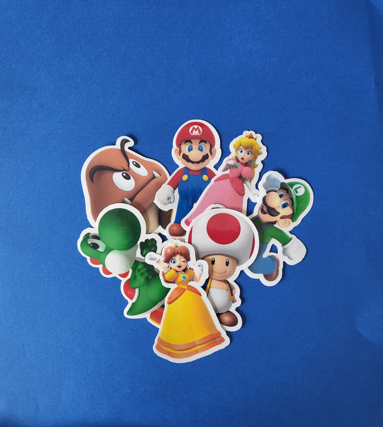 Super Mario Characters Stickers Mario Character Sticker - Etsy