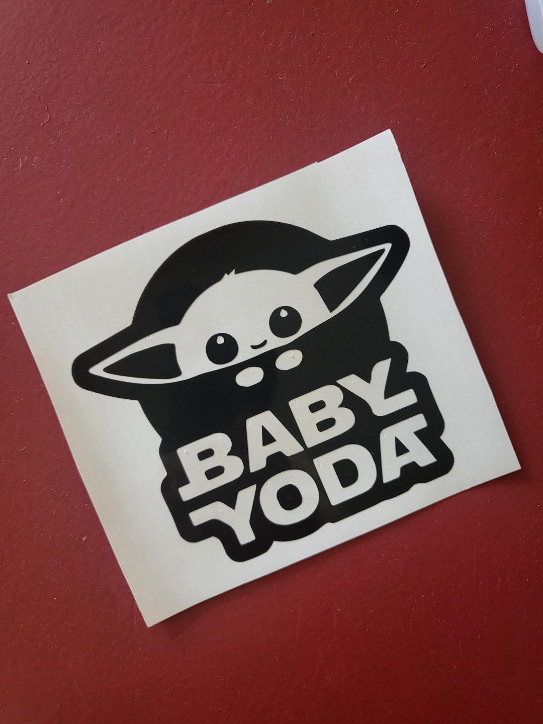 Baby Yoda Decal | Grogru Decal | Mandalorian Decal - Etsy