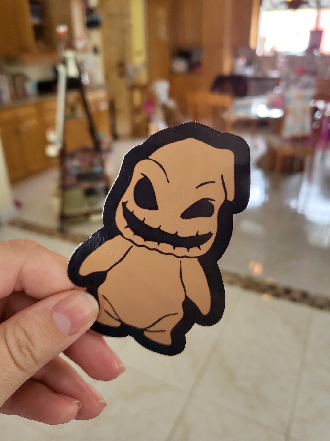 Cute Oogie Boogie Sticker Oogie Boogie Sticker Nightmare Before ...