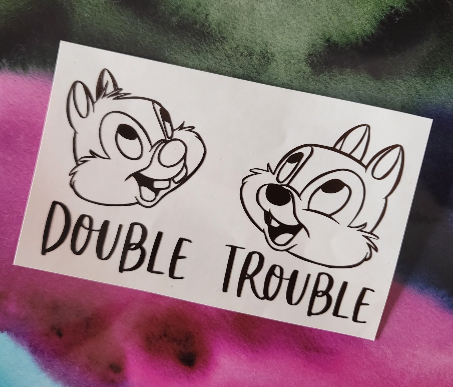 Chip and Dale Double Trouble Decal | Chip and Dale Decal | Chip 'n Dale ...