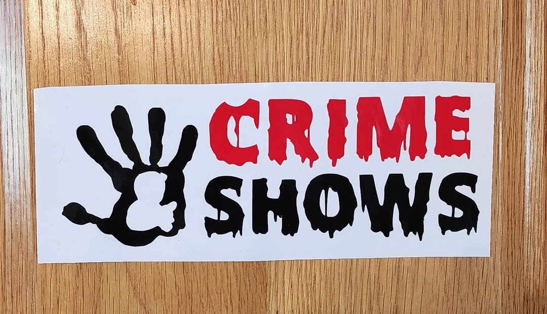 Crime Shows Decal - Etsy